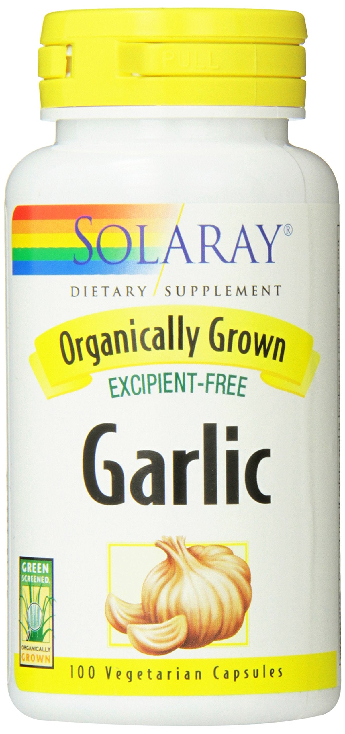 organic aged garlic supplement capsules