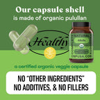 Organic alfalfa capsules for energy