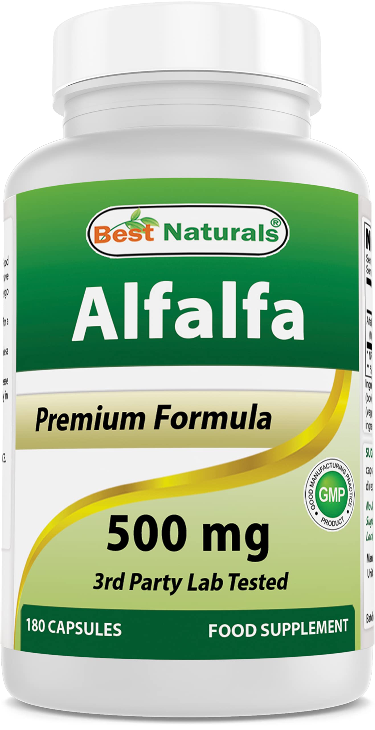 organic alfalfa capsules for health