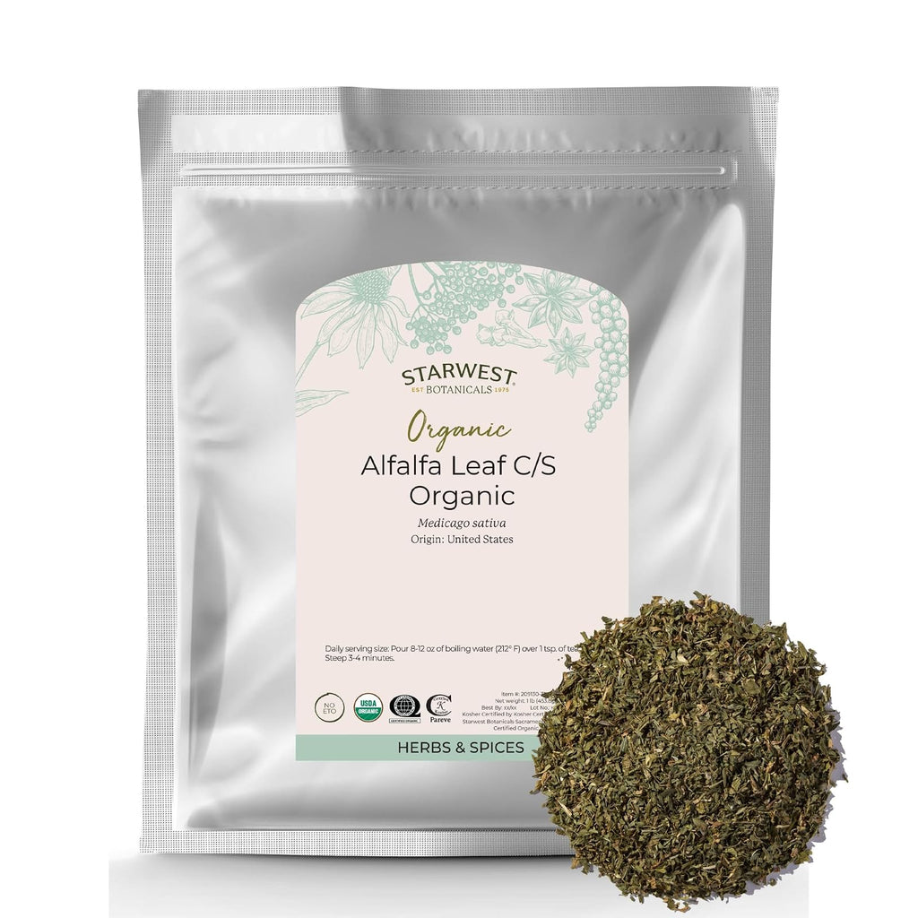organic alfalfa leaf for smoothies