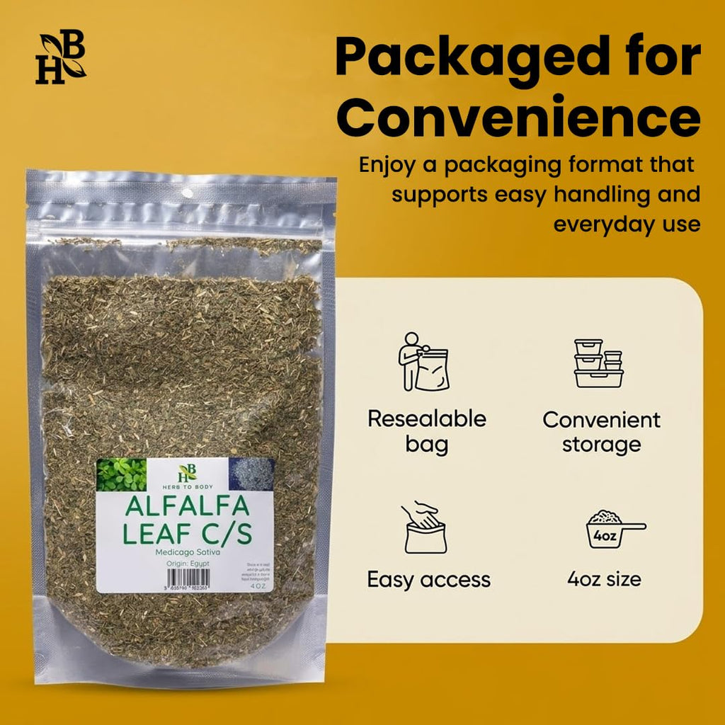 Organic alfalfa leaf for smoothies