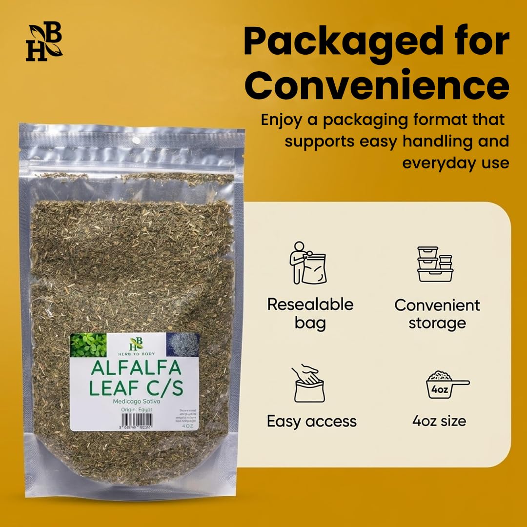 Organic alfalfa leaf for smoothies