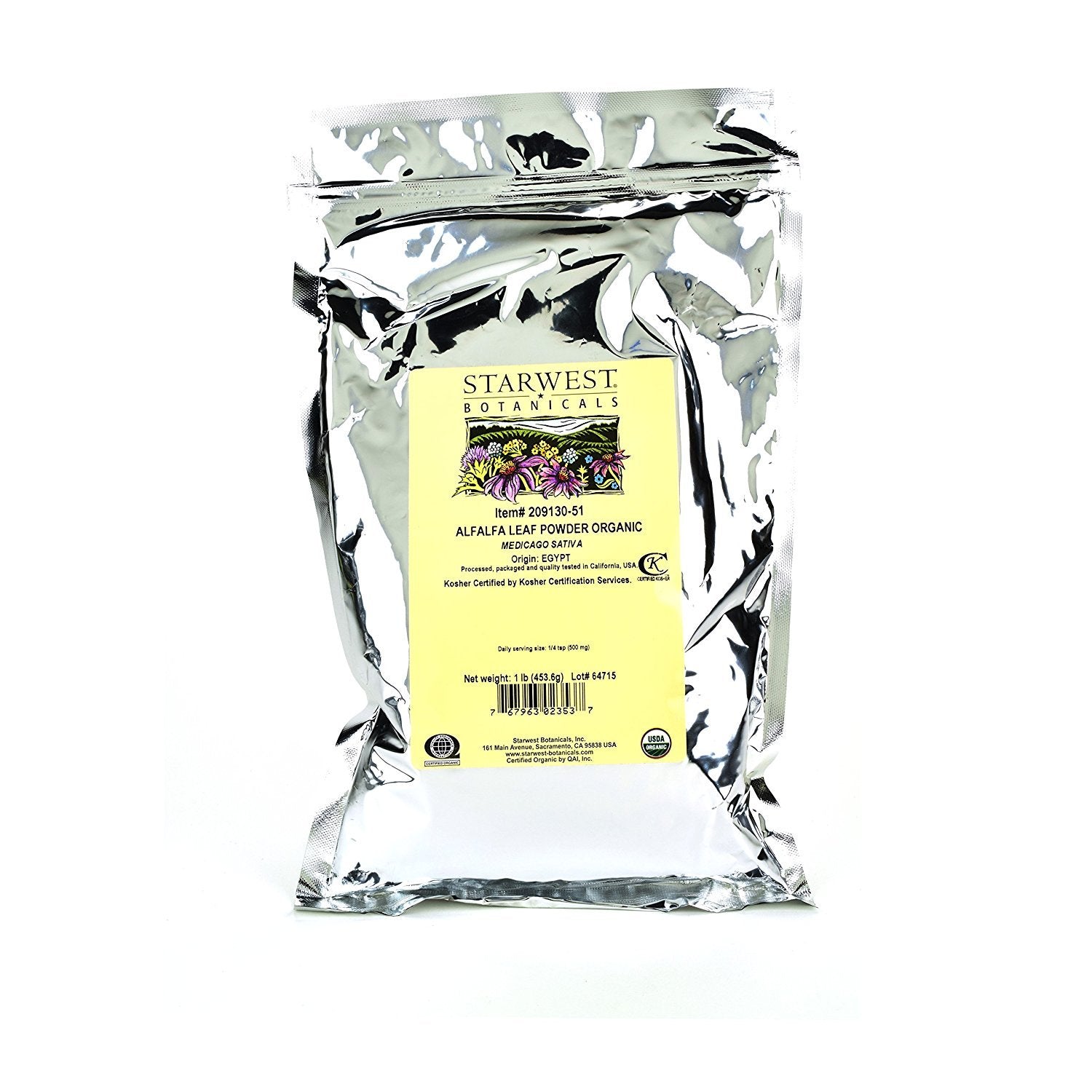 organic alfalfa leaf powder nutrition