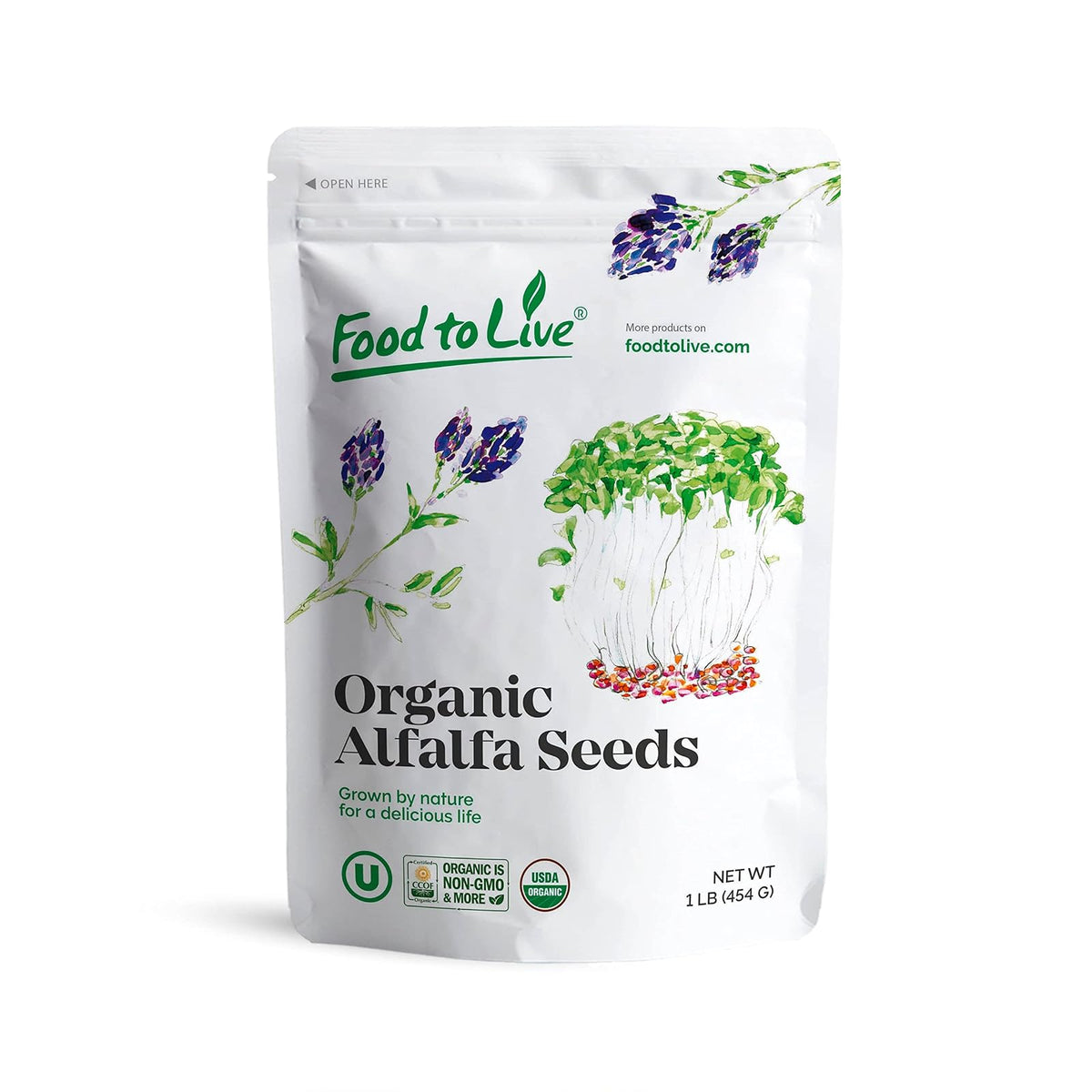 organic alfalfa sprouting seeds bulk
