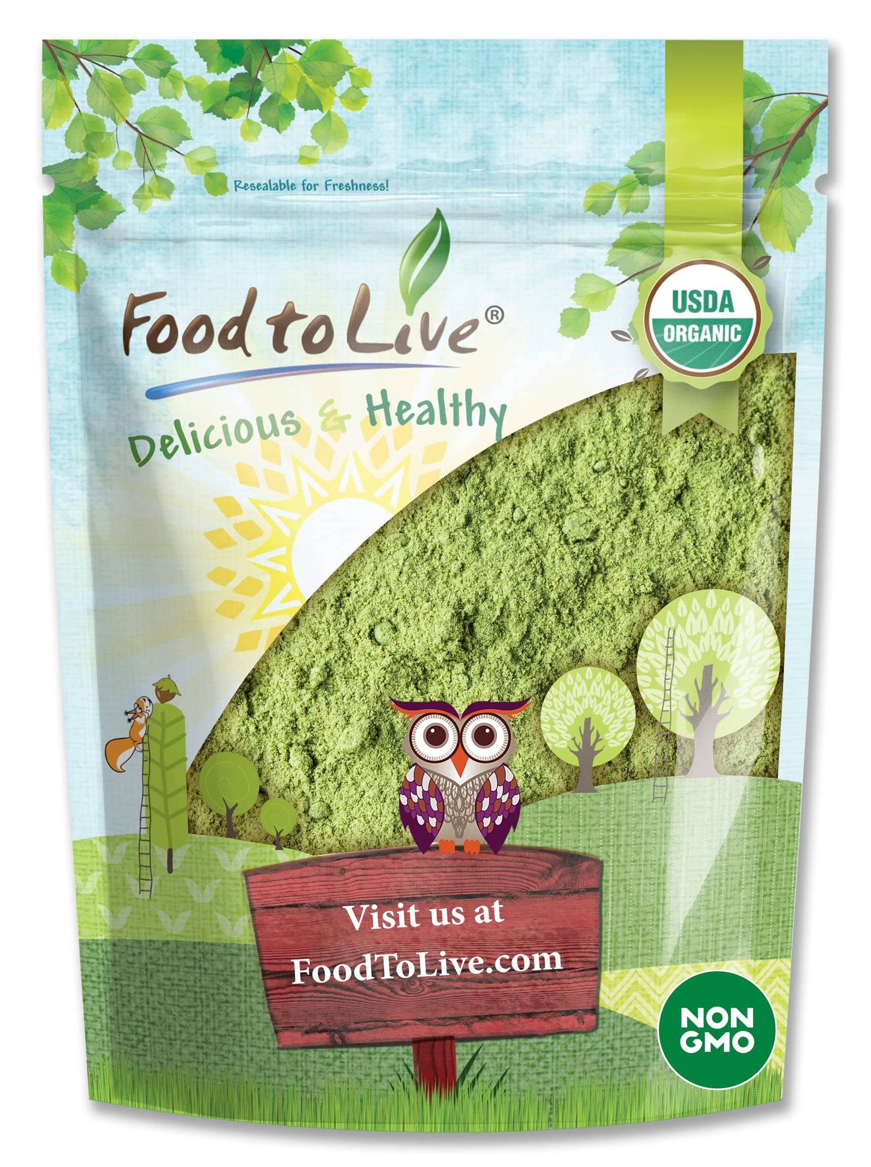 organic alfalfa superfood powder