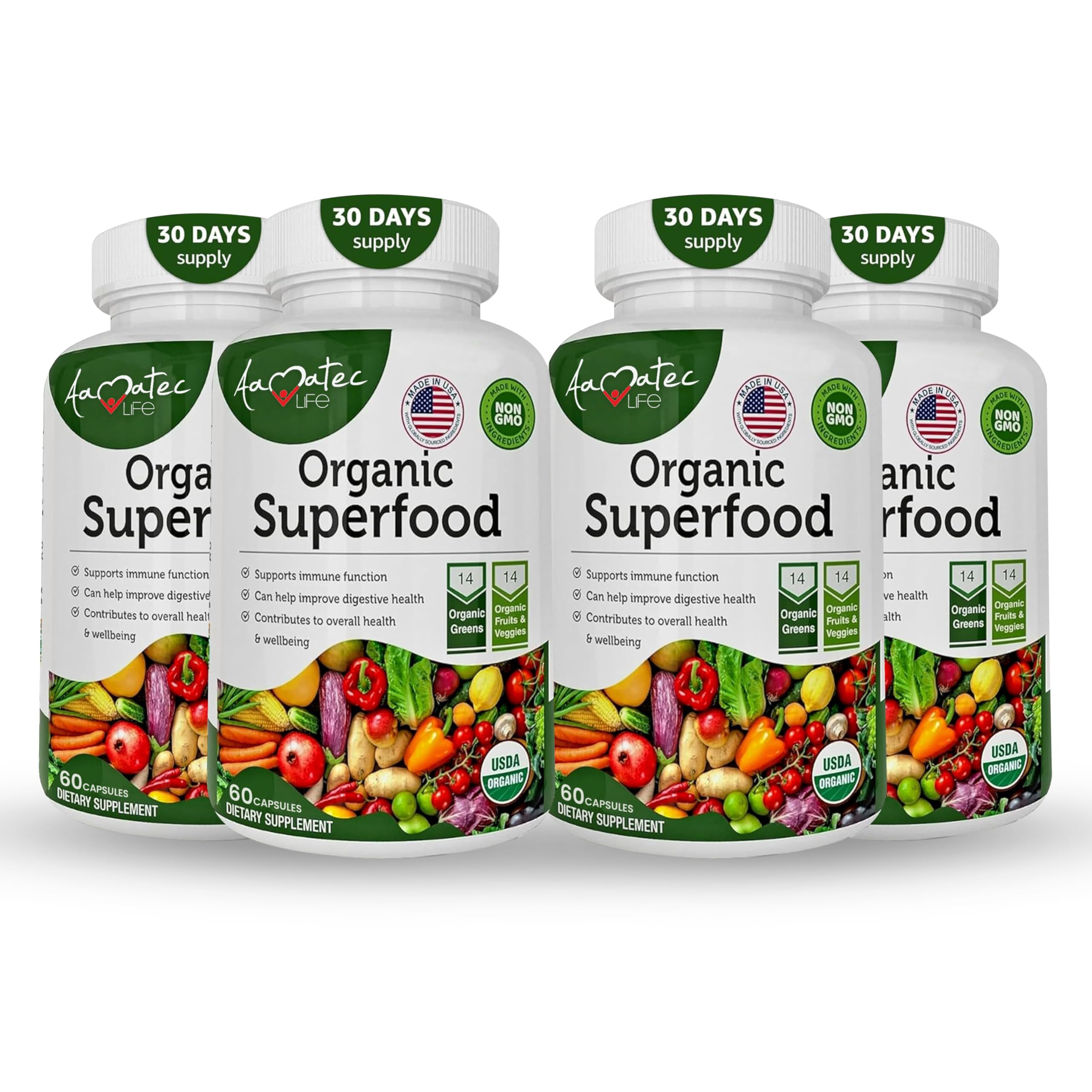 organic alfalfa superfood supplement