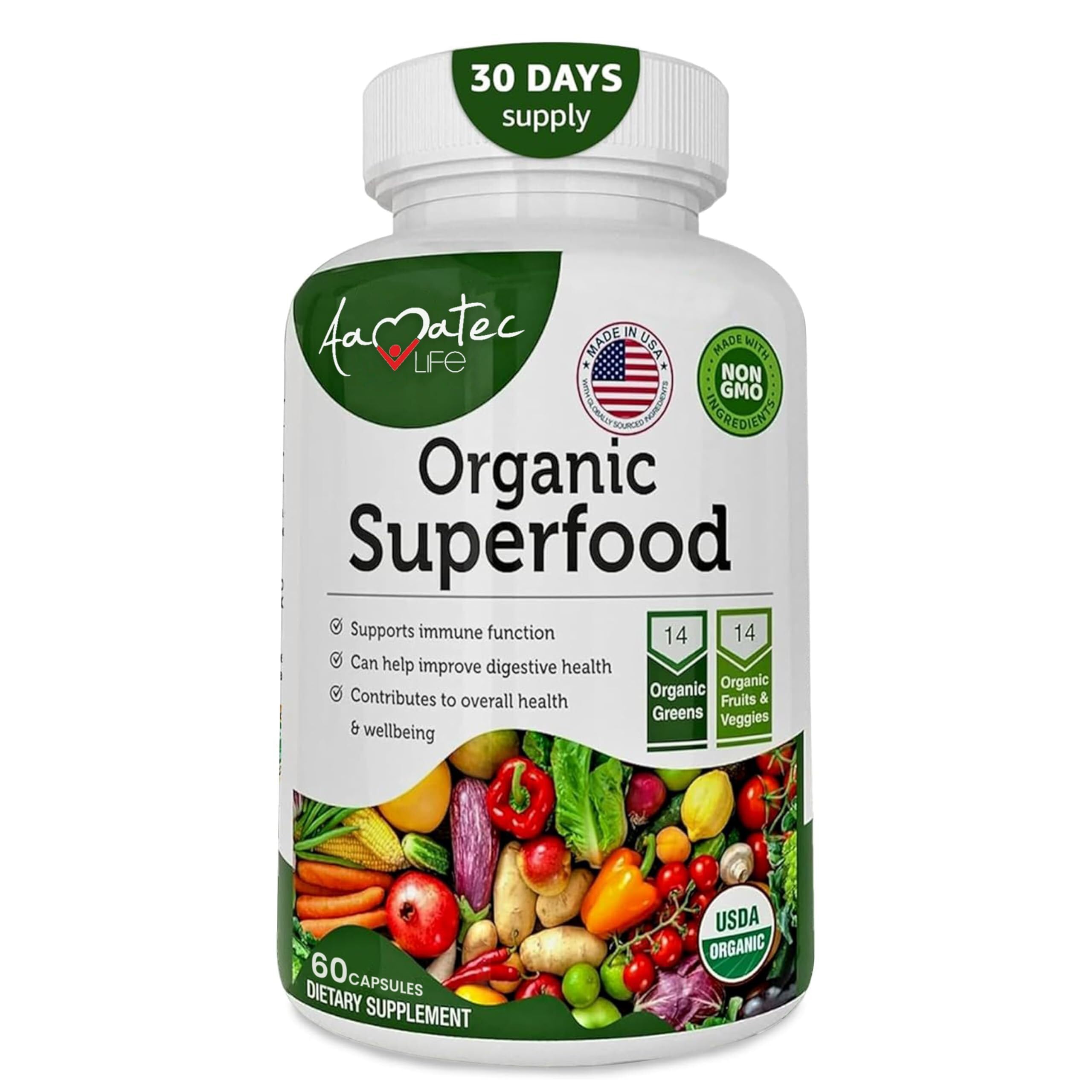 organic alfalfa superfood supplement