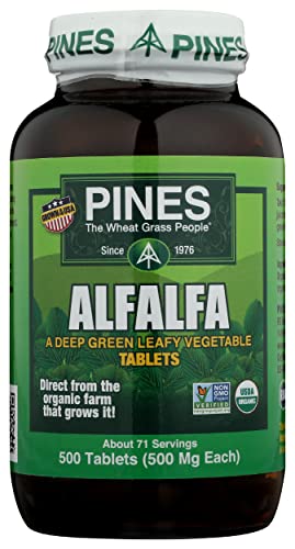 organic alfalfa tablets for health