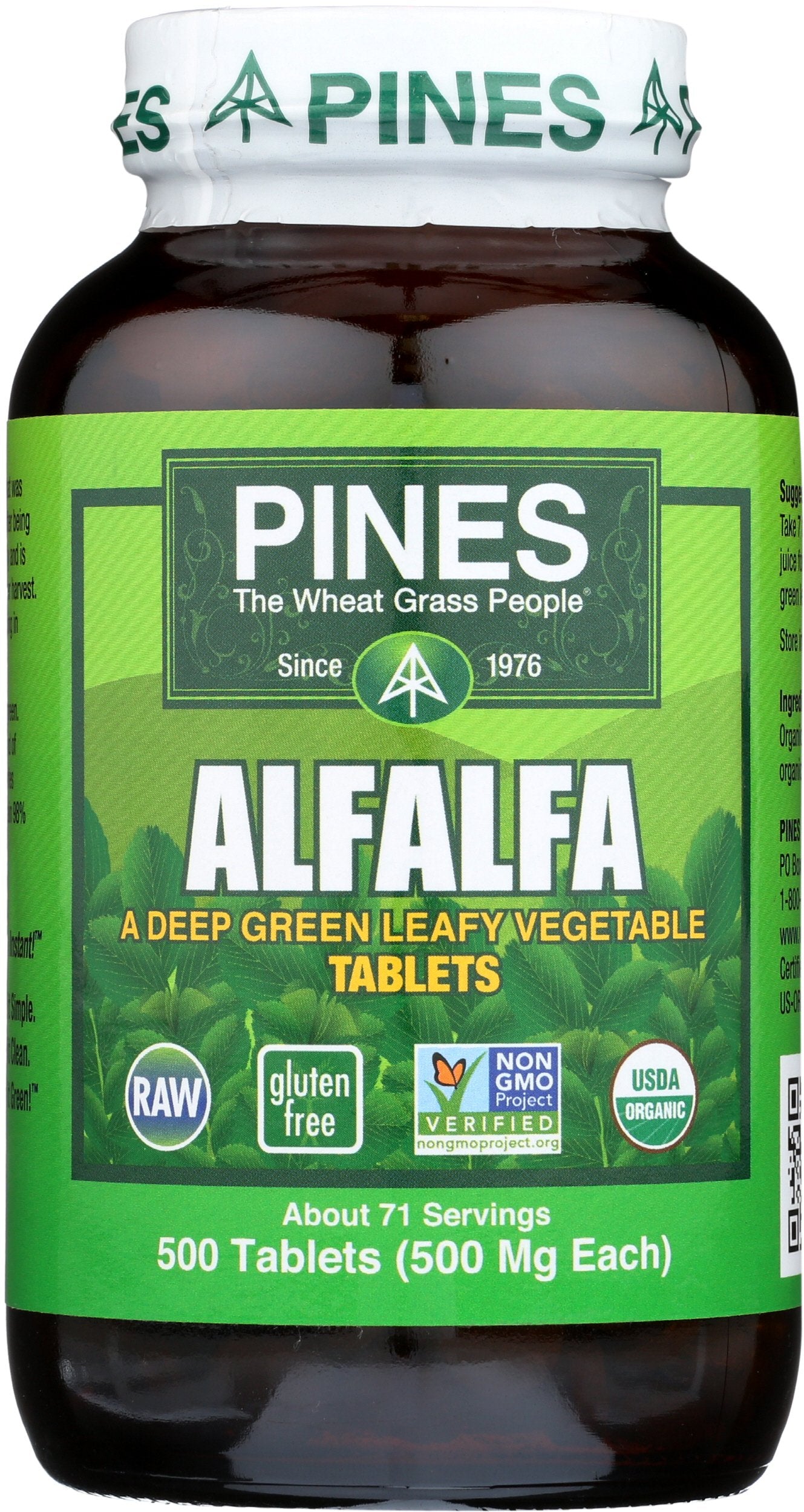 organic alfalfa tablets for wellness