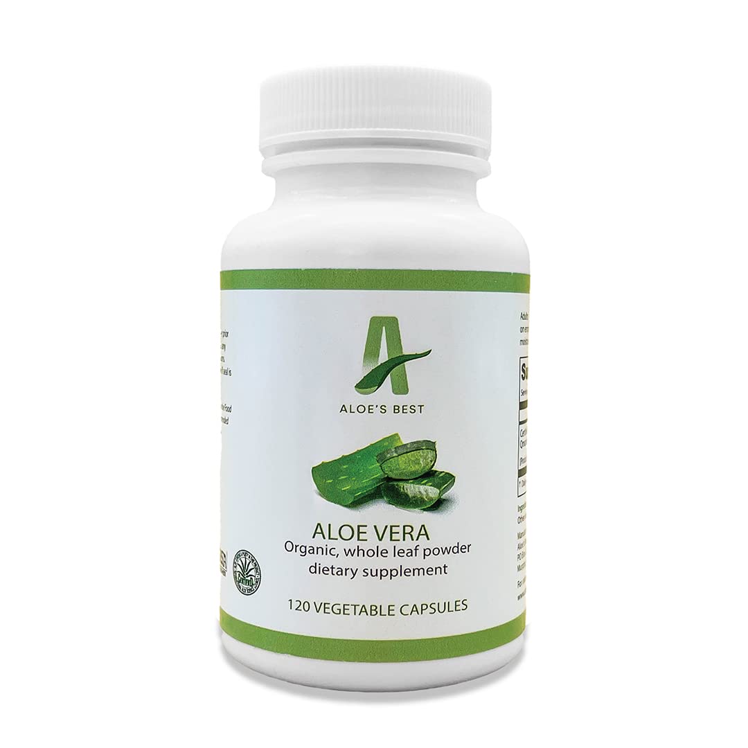 organic aloe vera capsules for wellness