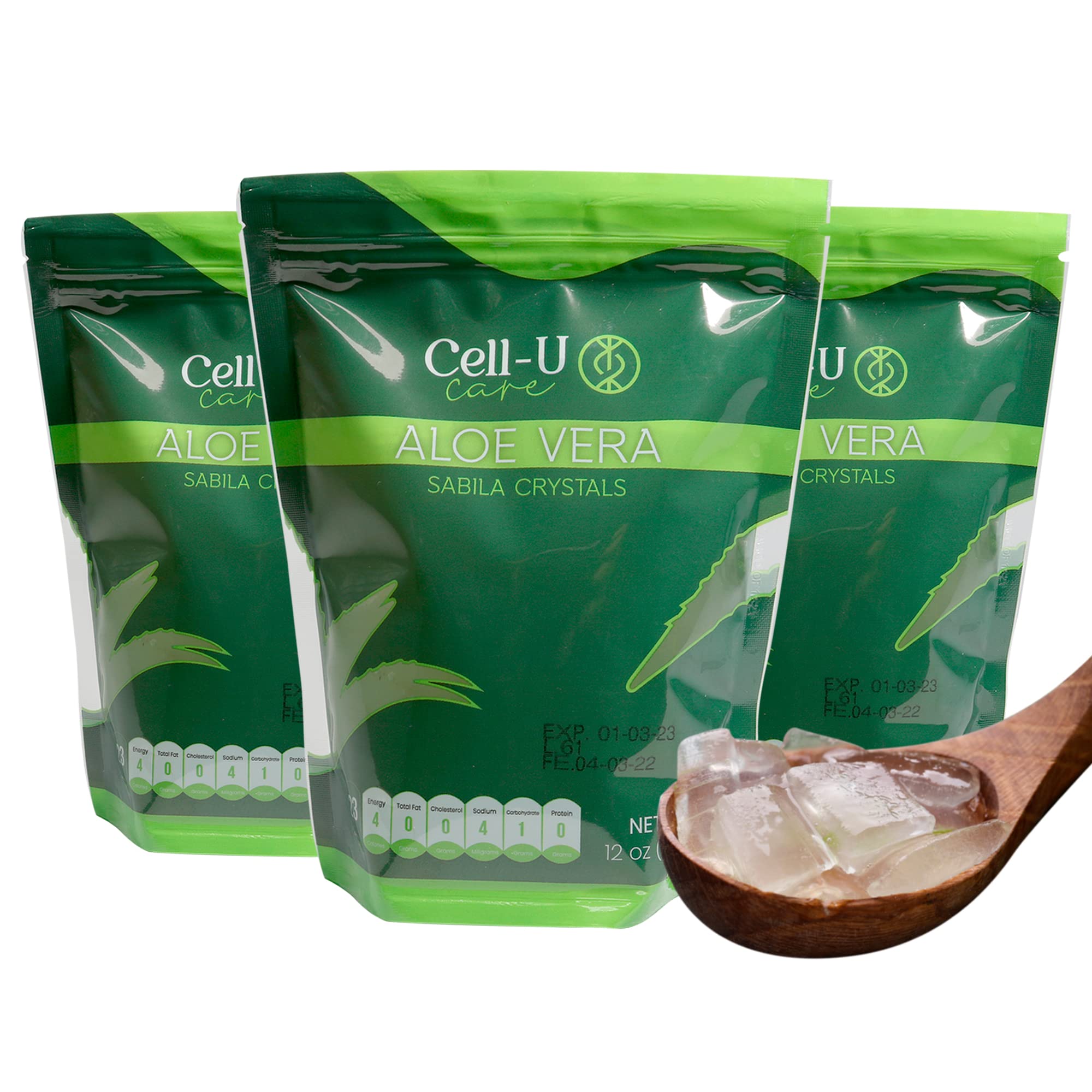 organic aloe vera crystals for health