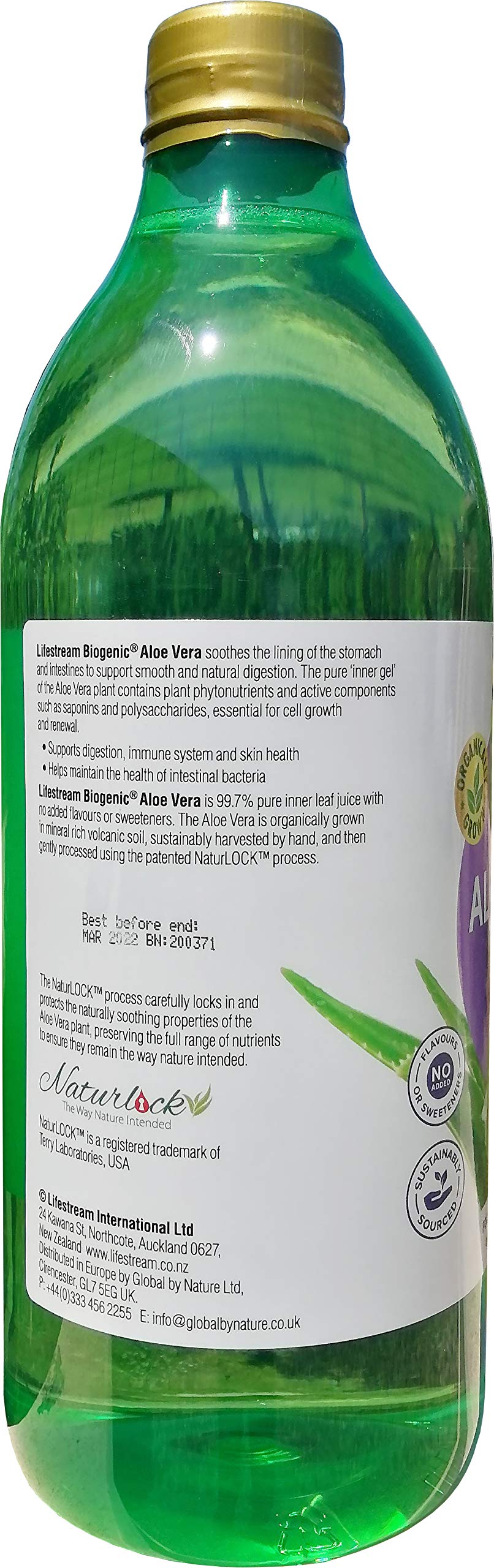 organic aloe vera drink for detox