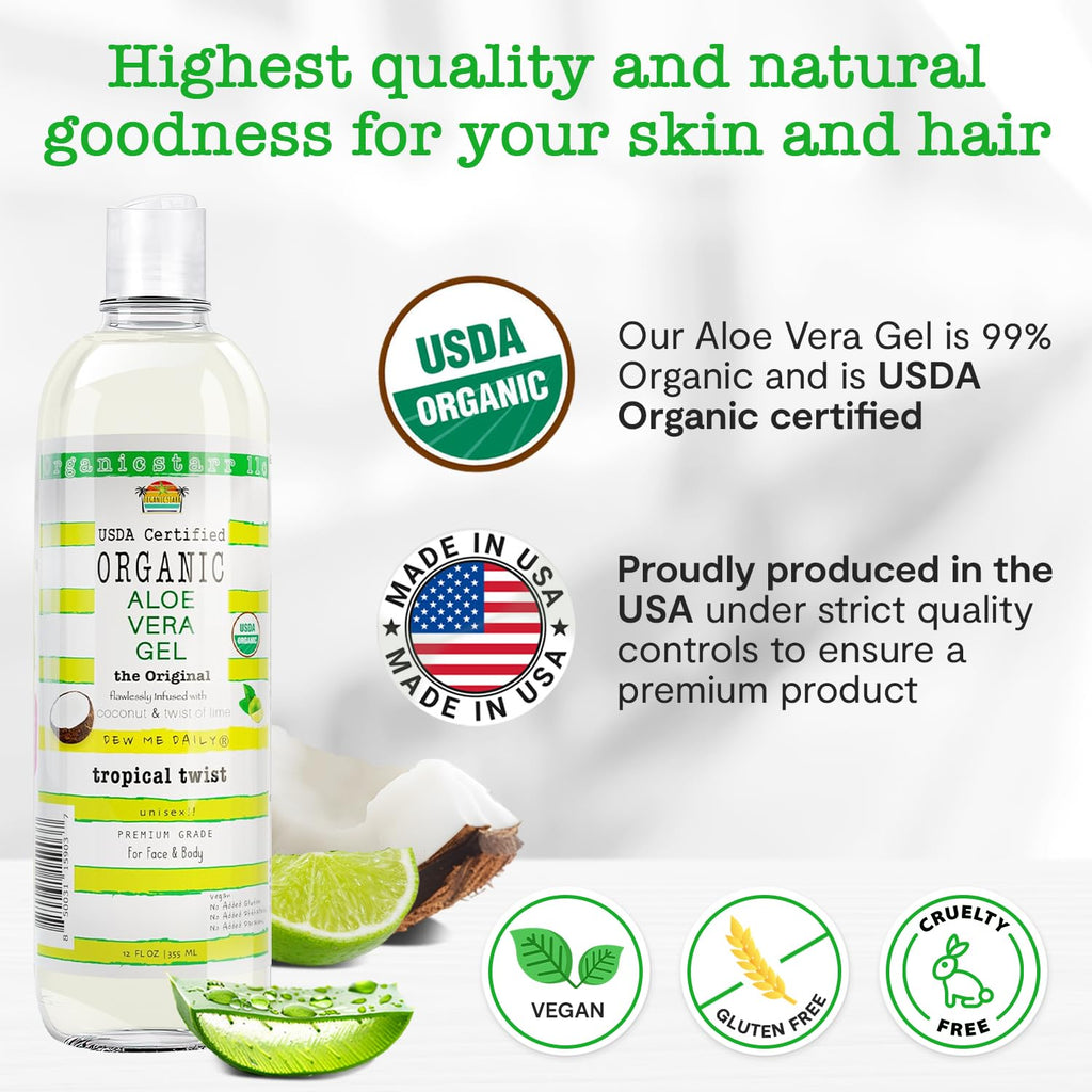 organic aloe vera for hair