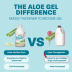 Organic Aloe Vera gel 2-pack