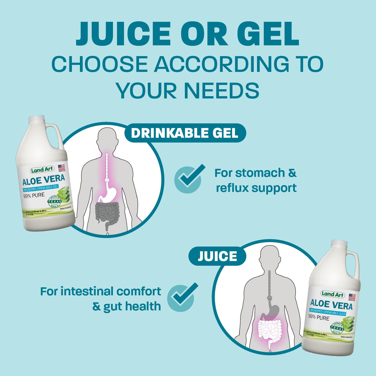 organic aloe vera gel for digestion
