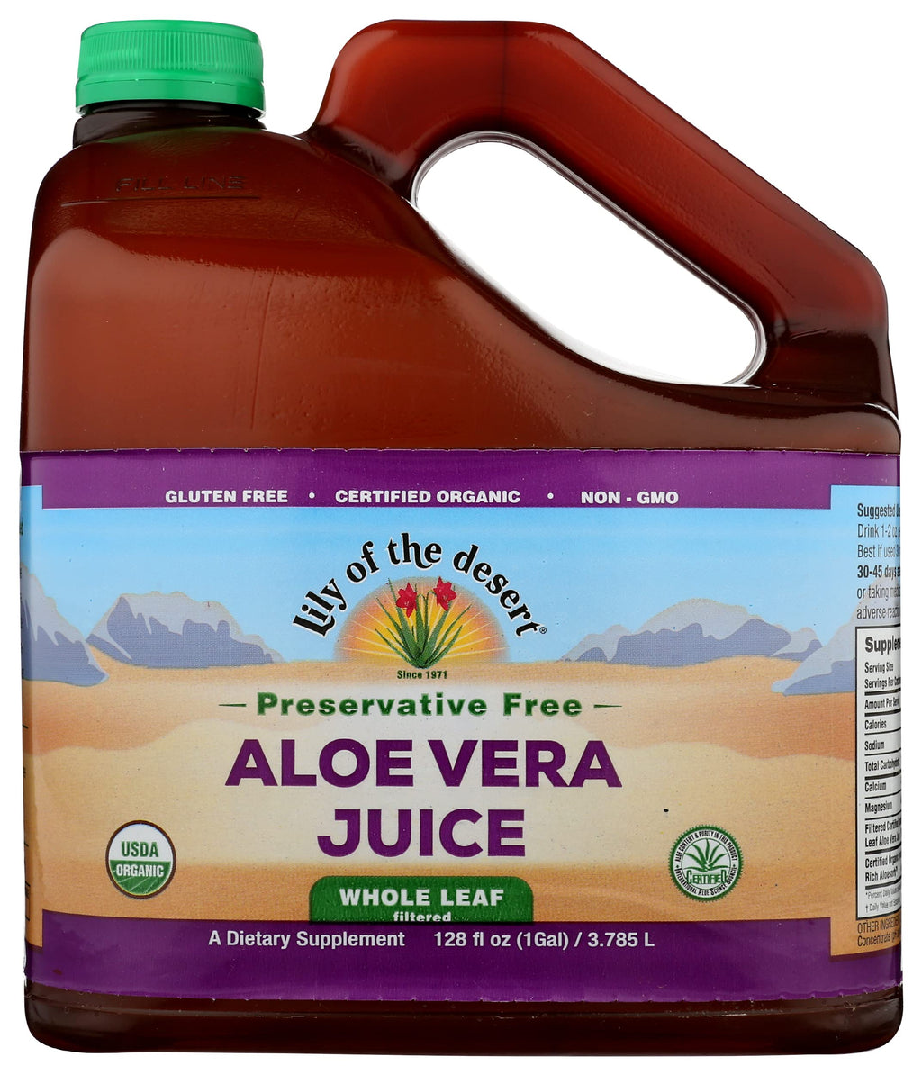 organic aloe vera juice benefits
