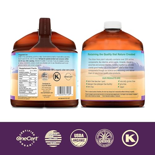 organic aloe vera juice benefits