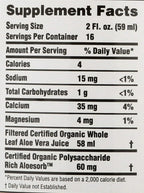 organic aloe vera juice drink
