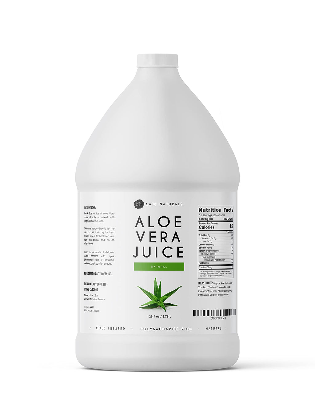 organic aloe vera juice for hair