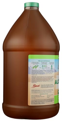 Organic aloe vera juice for skin health