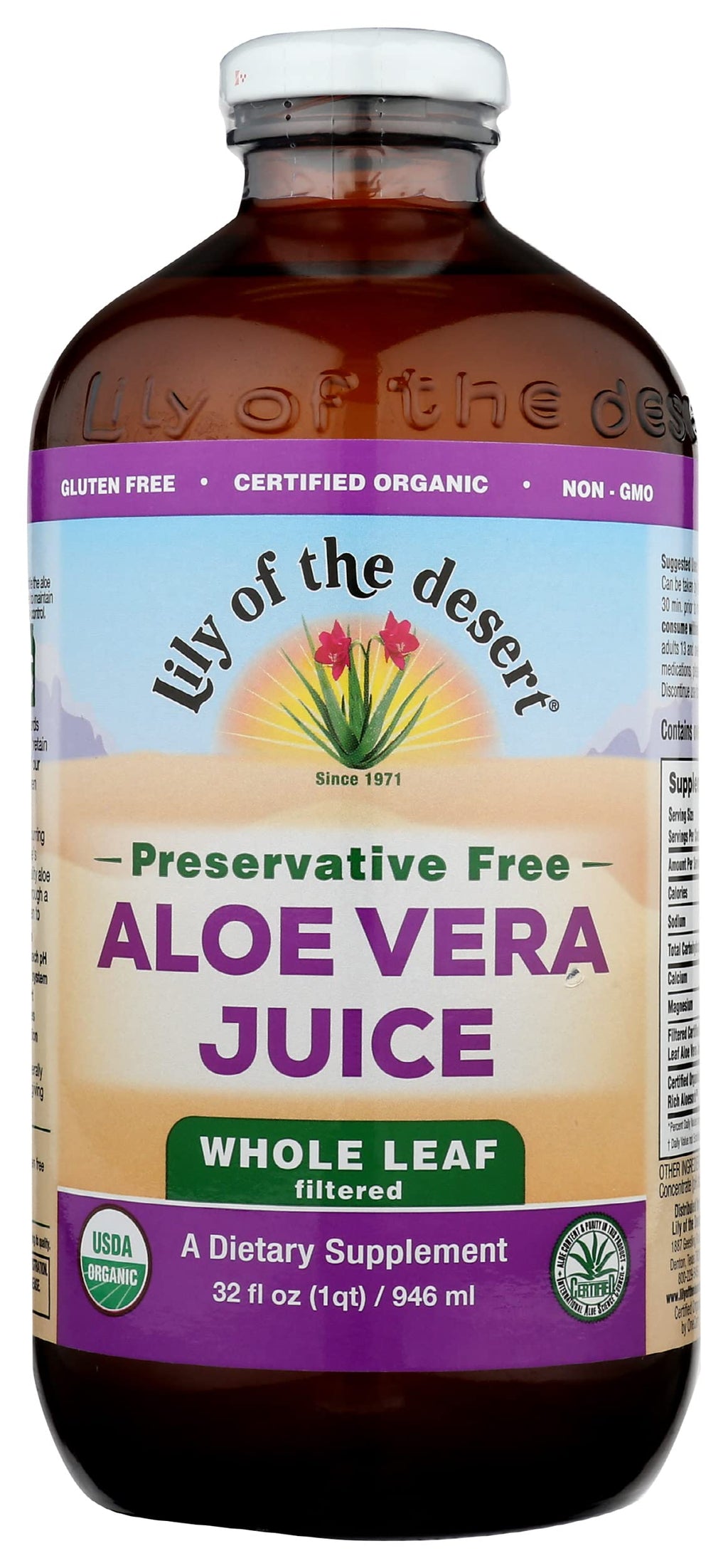 organic aloe vera juice for wellness