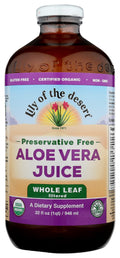 organic aloe vera juice for wellness