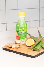 organic aloe vera juice lemon ginger