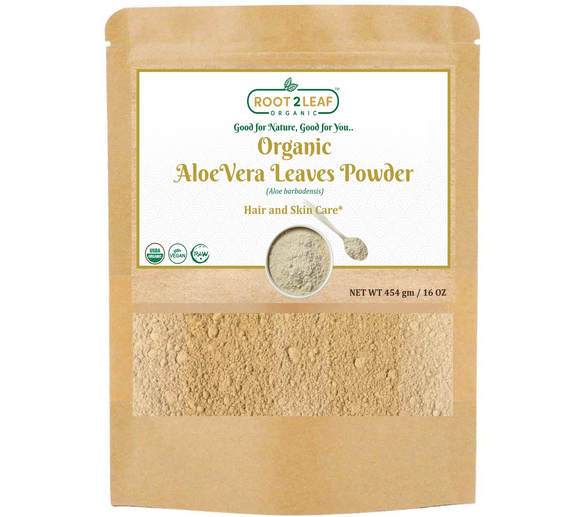 organic aloe vera powder for skincare