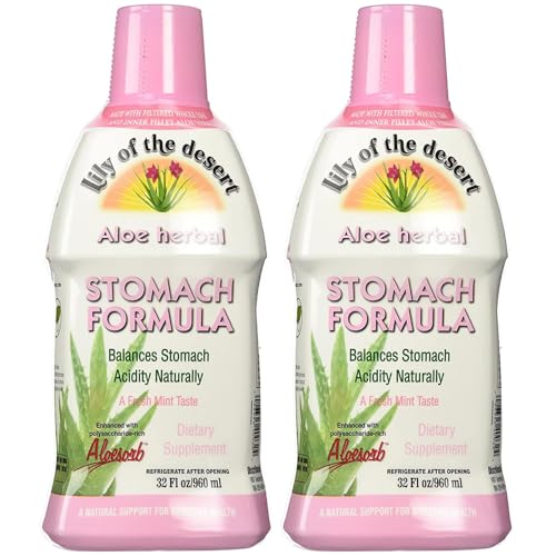 Organic aloe vera stomach formula benefits