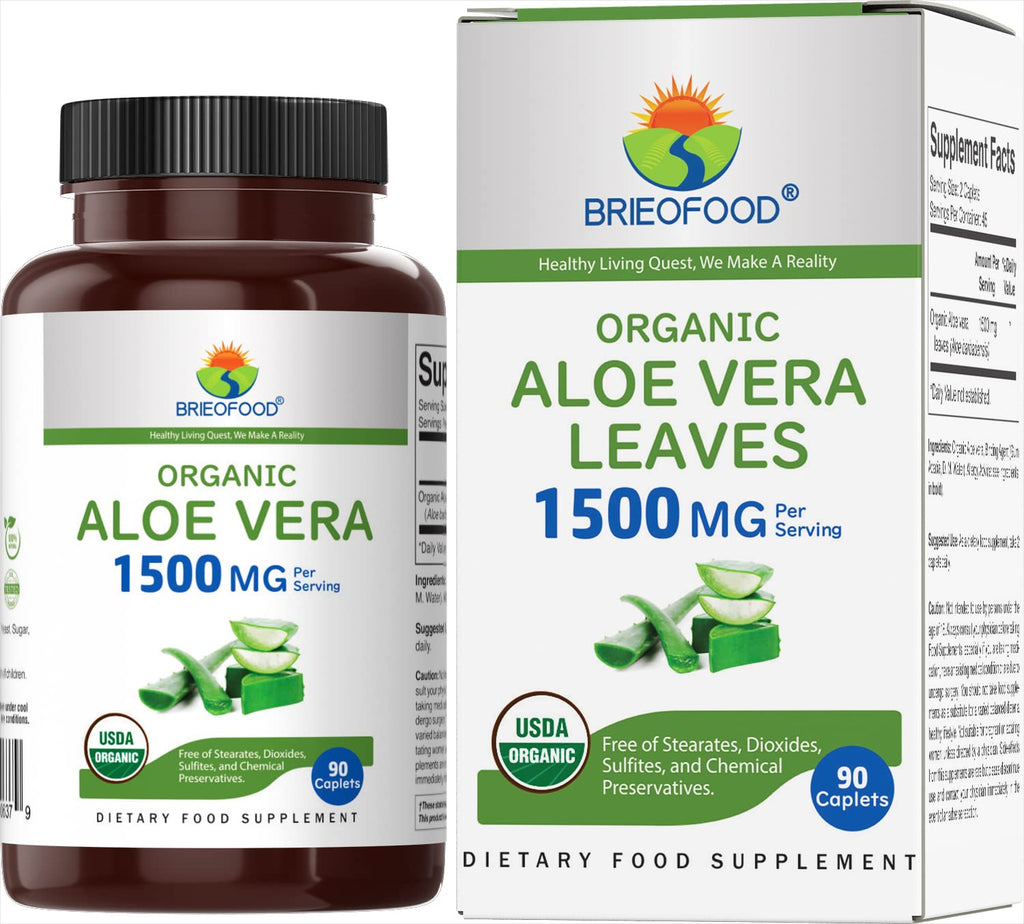 organic aloe vera tablets for health