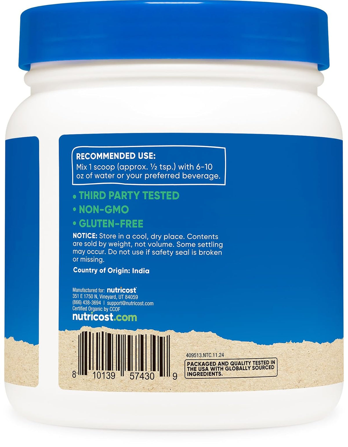 Organic amla powder for immune support