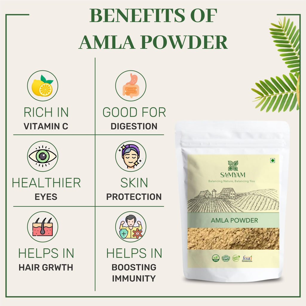 Organic Amla powder for skin health