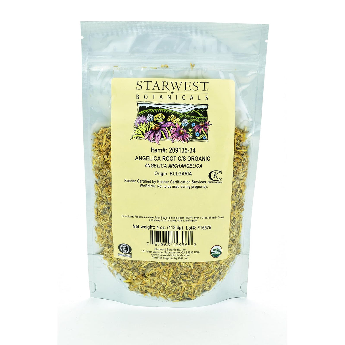 organic angelica root herbal tea