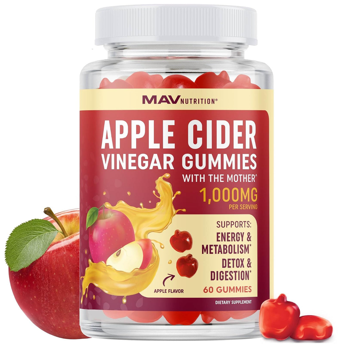 organic apple cider vinegar gummies