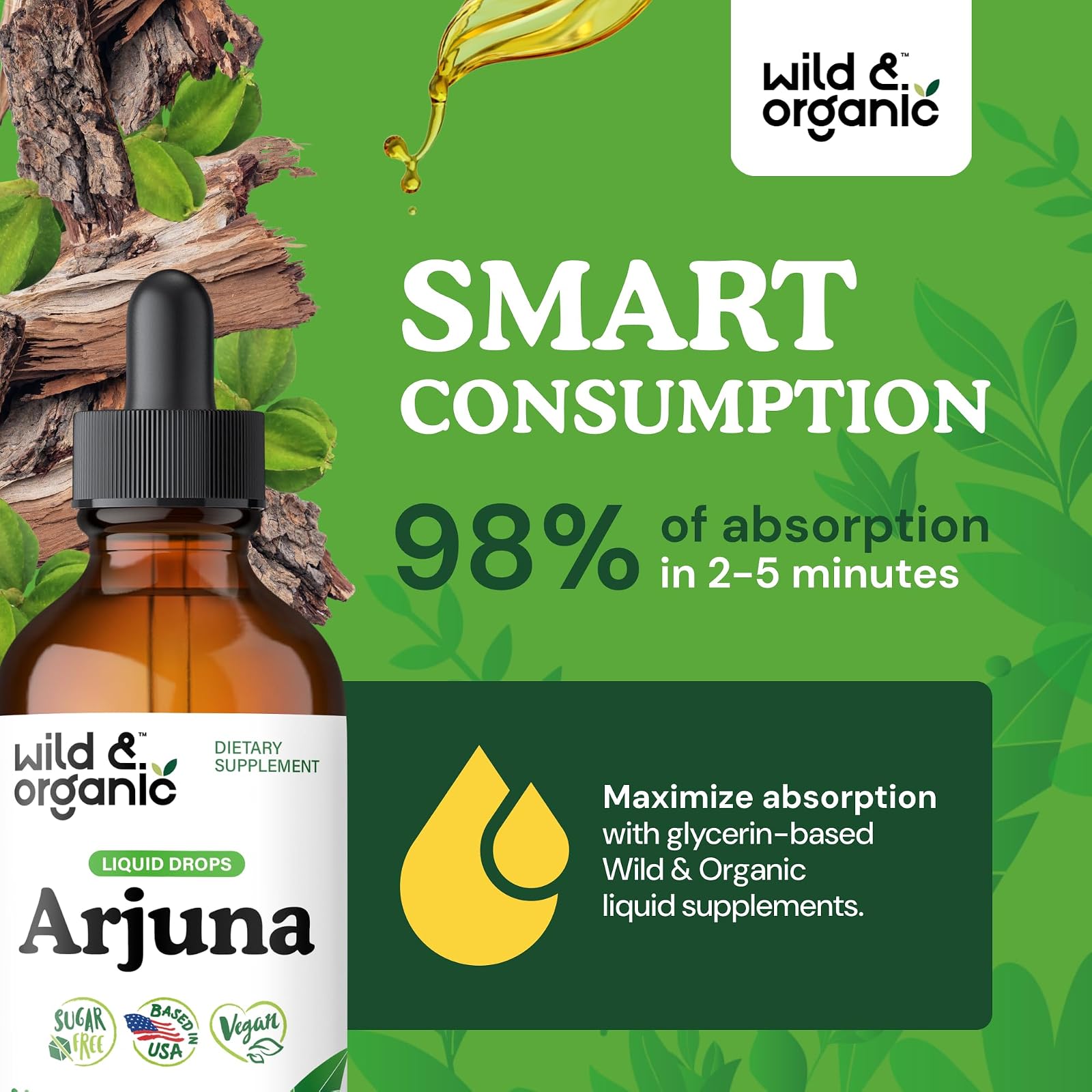 Organic Arjuna extract for vitality