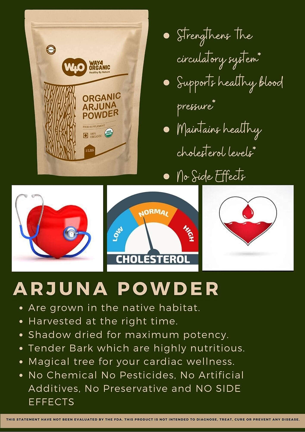 organic arjuna for holistic health