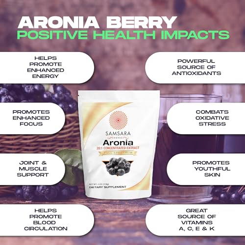 Organic Aronia Berry powder for health