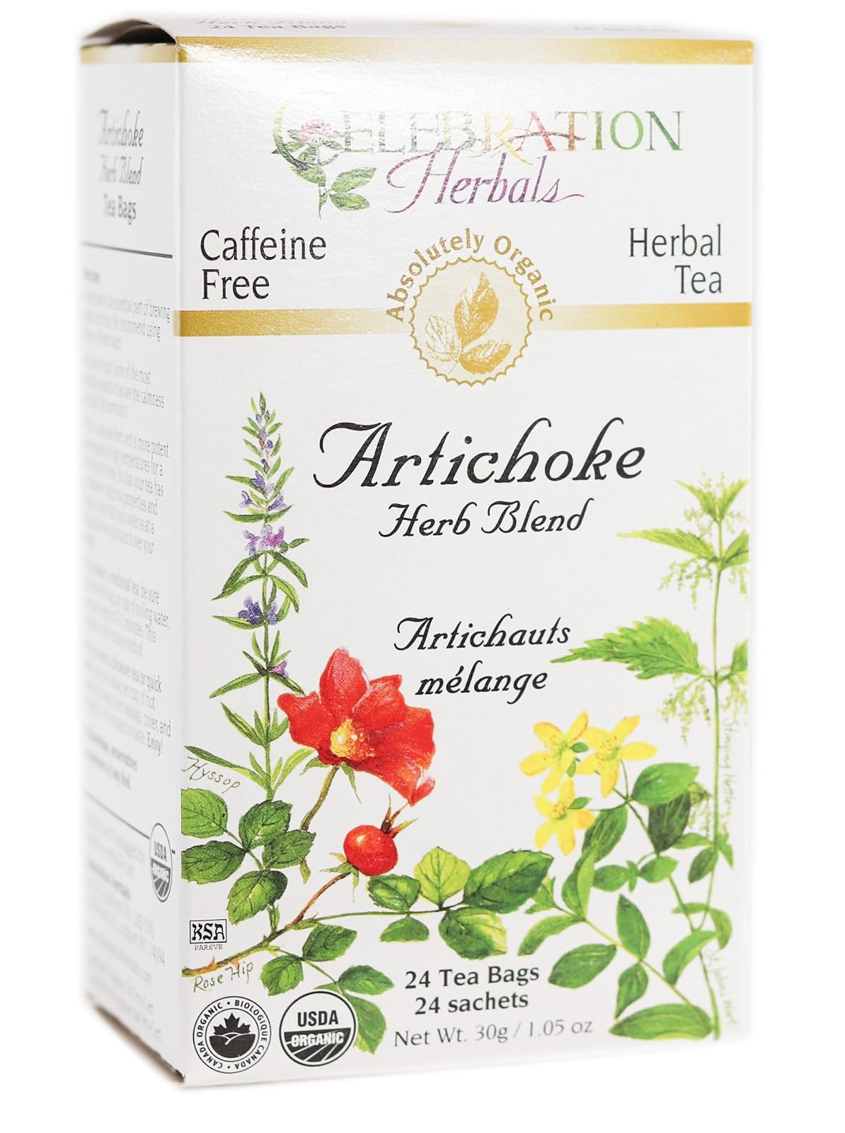 organic artichoke blend herbal tea