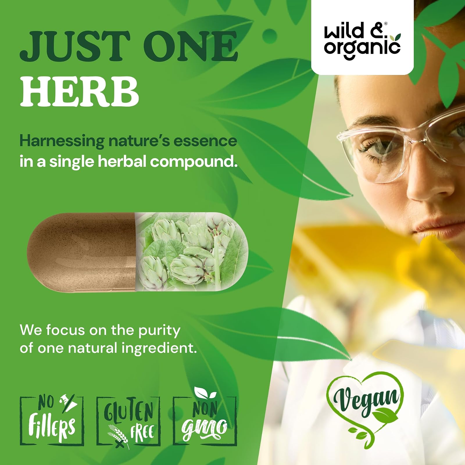 organic artichoke capsules for wellness