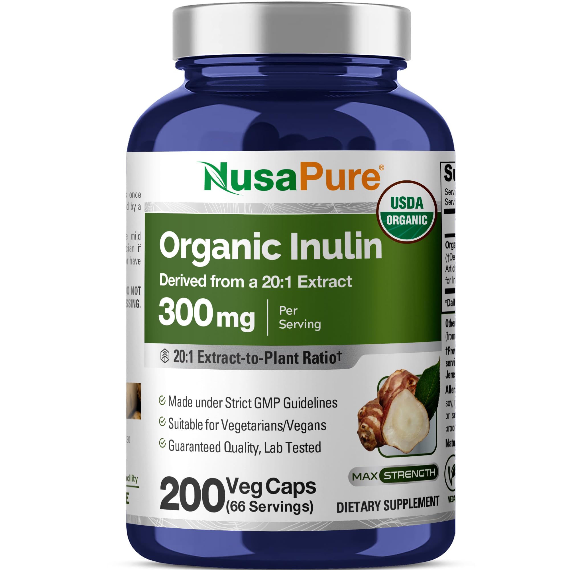 organic artichoke inulin supplement