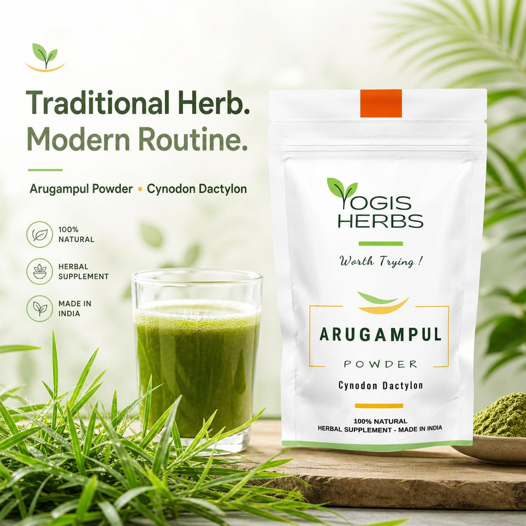 Organic Arugampul Powder for wellness