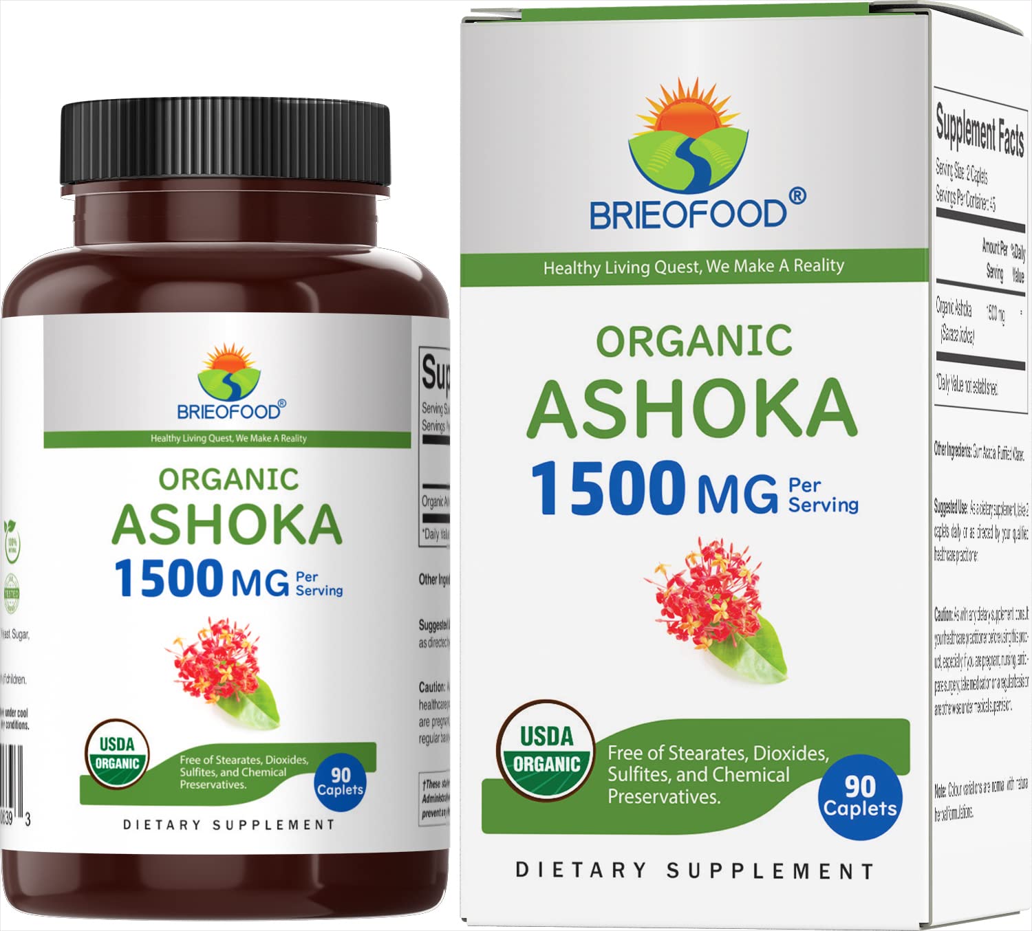 organic ashoka blended vitamin supplements