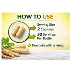 Organic ashwagandha capsules for mood support