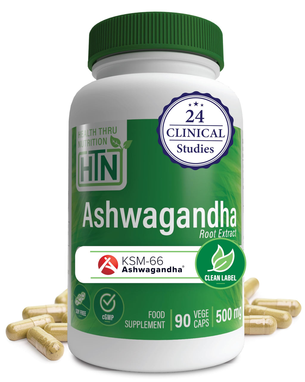 organic ashwagandha capsules for stress relief