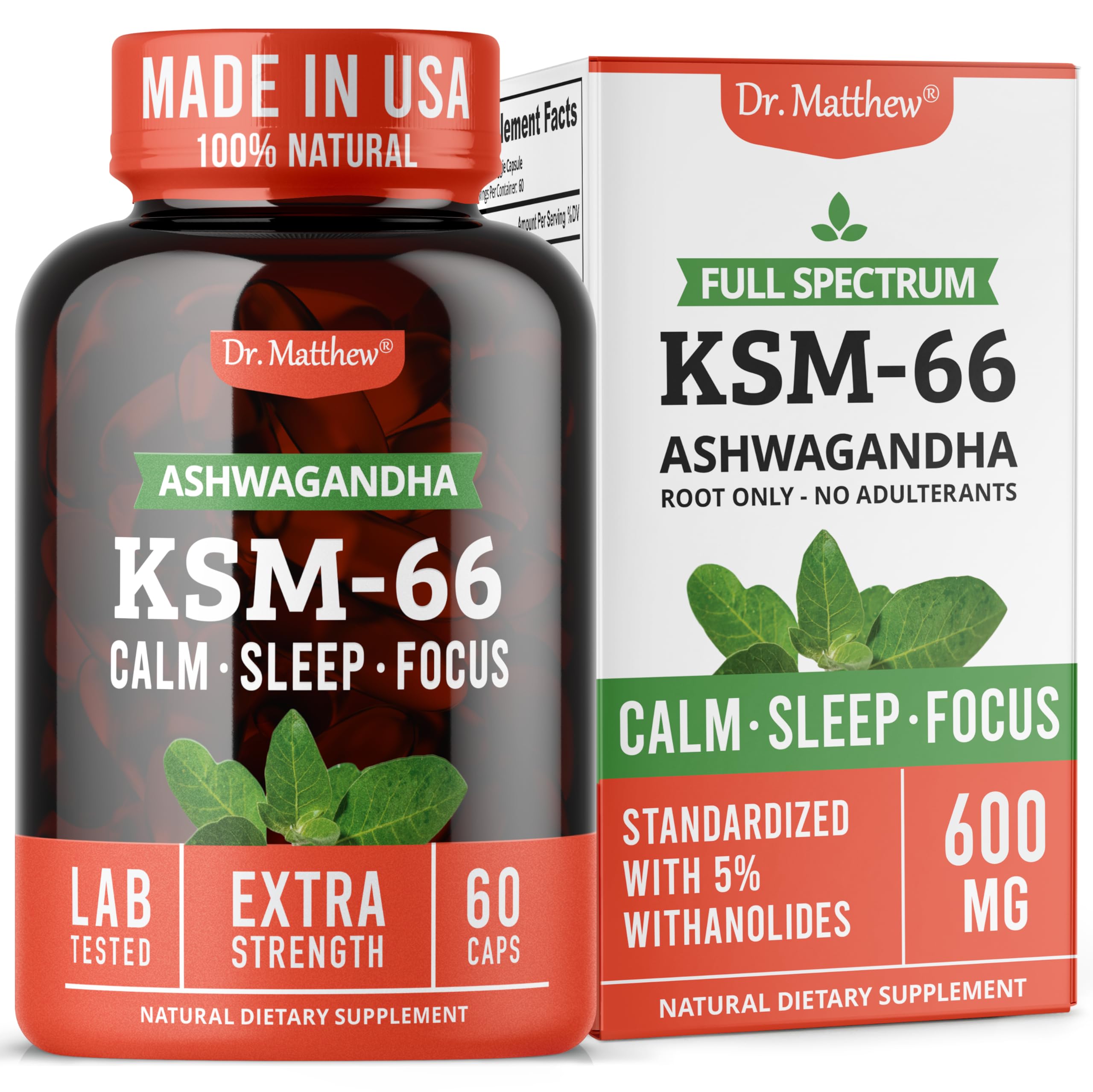 organic ashwagandha capsules for stress relief