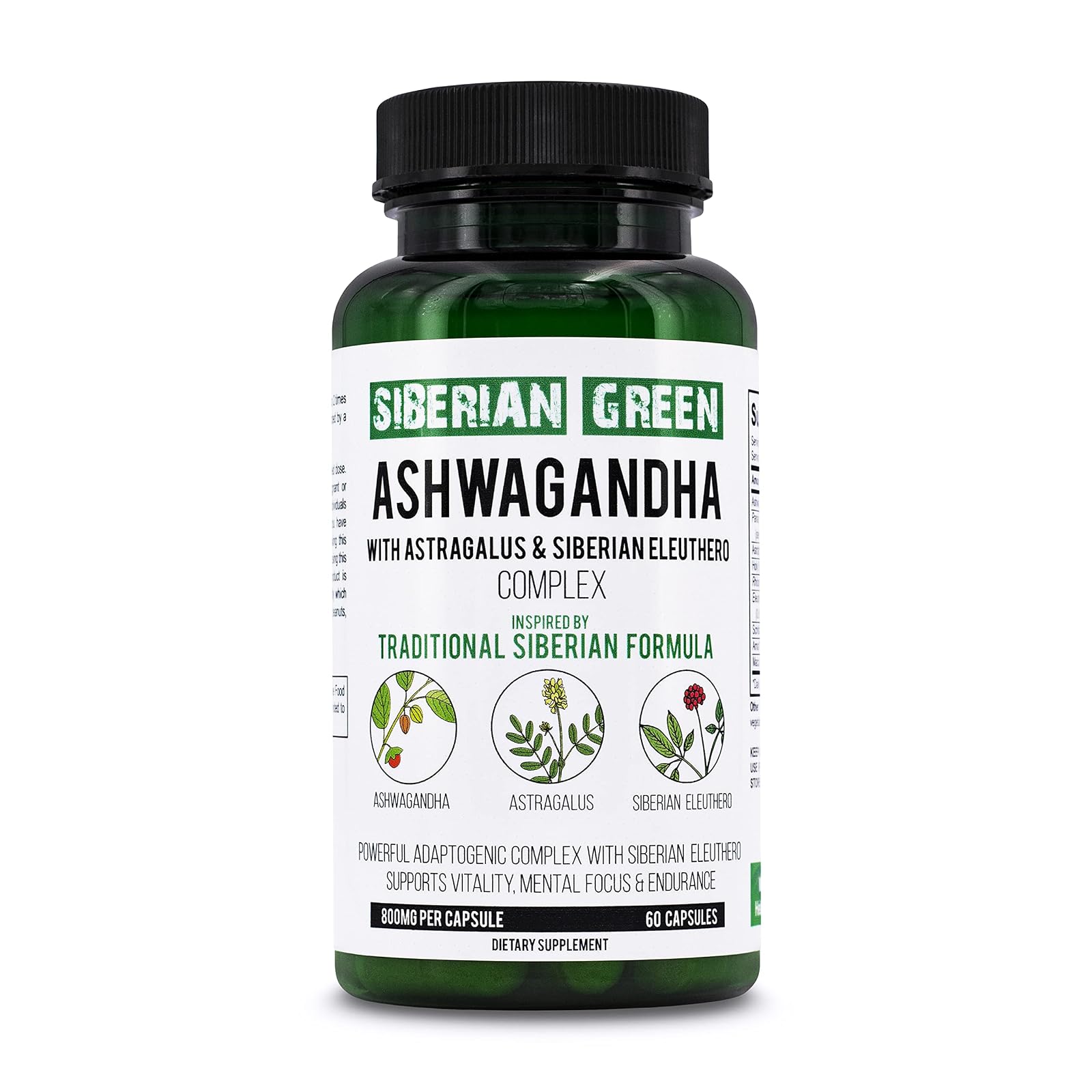 Organic Ashwagandha capsules for stress relief