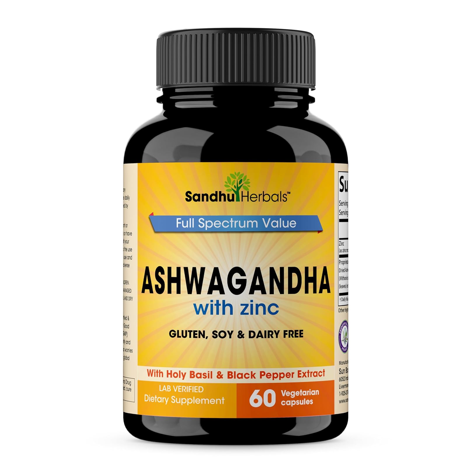 organic ashwagandha capsules for stress relief