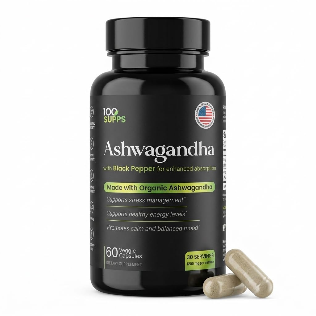 organic ashwagandha capsules for stress relief