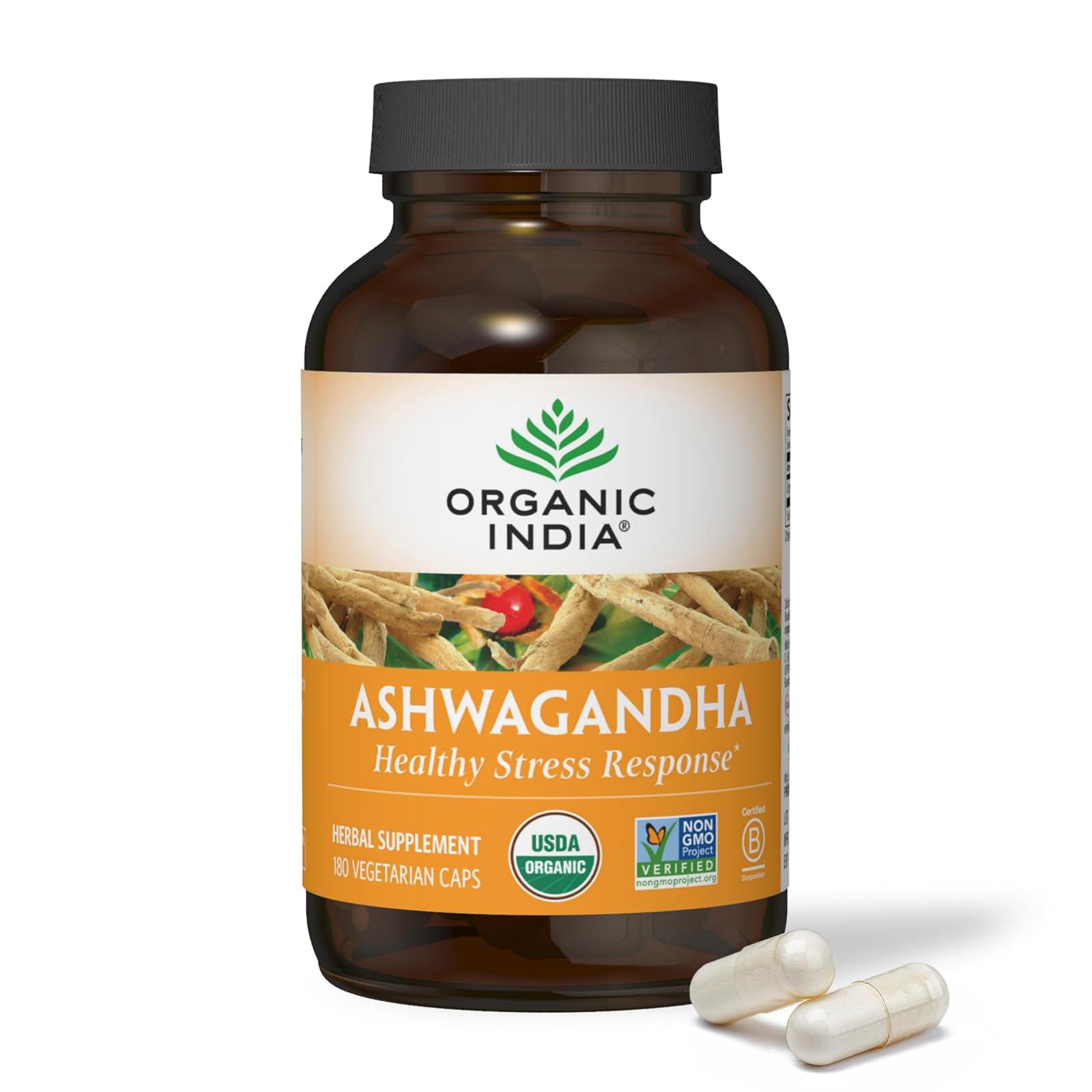 organic ashwagandha capsules for stress relief
