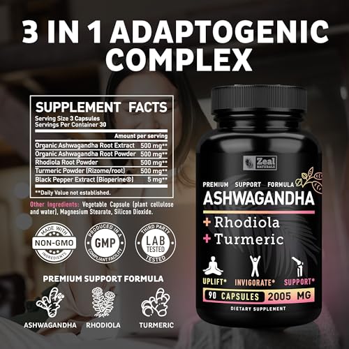 Organic ashwagandha complex for better sleep